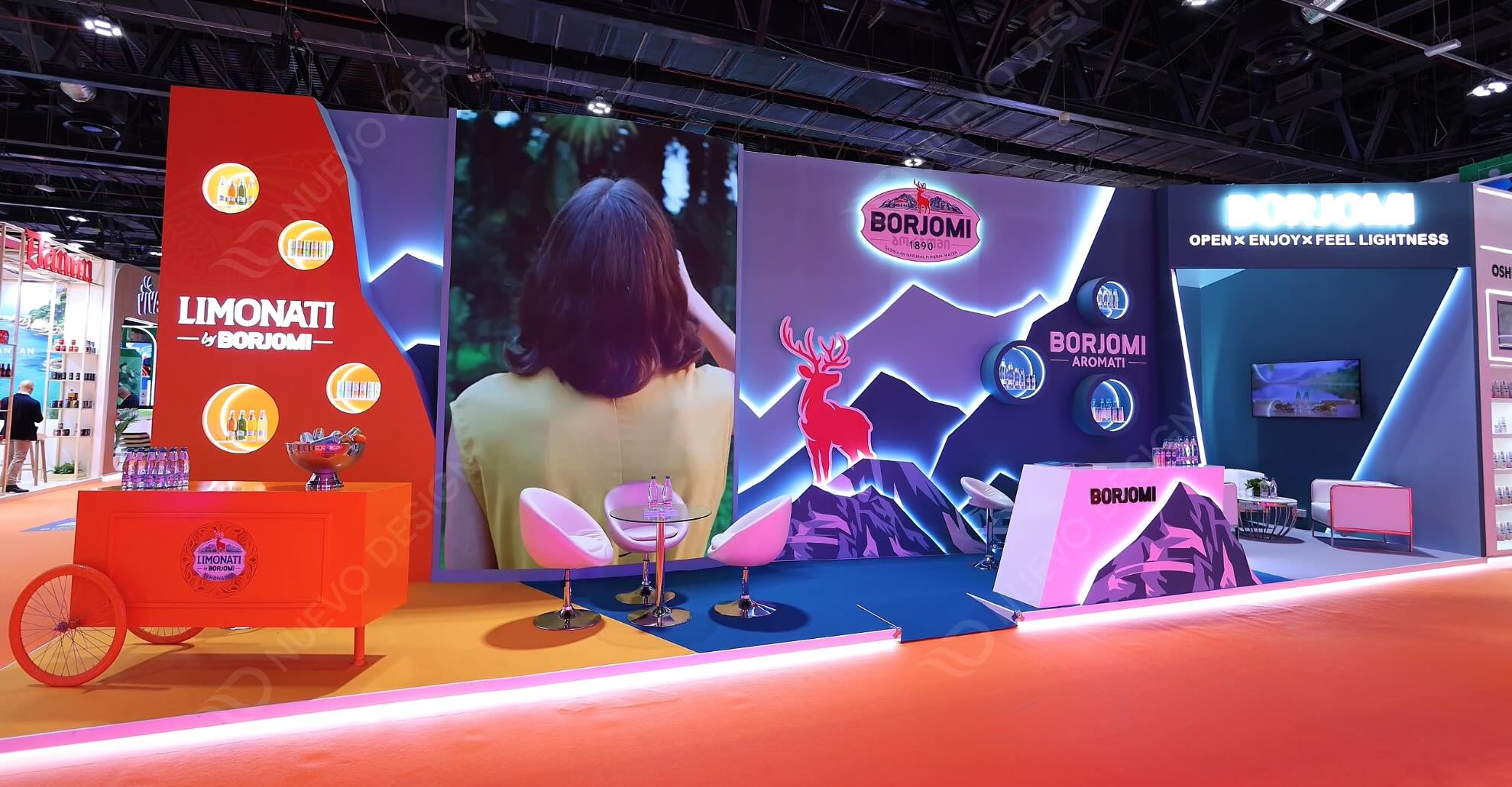 Borjomi Exhibition Stand at Gulfood 2026, Dubai DWTC